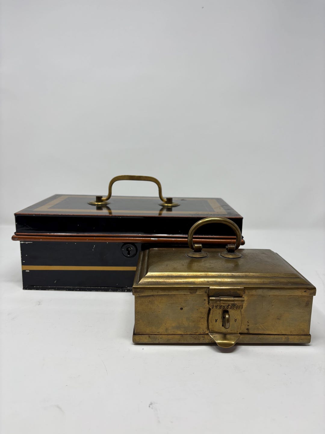 Vintage Metal Lock Box / Pick a Vtg Cash Box Vtg Lock Box Storage ...