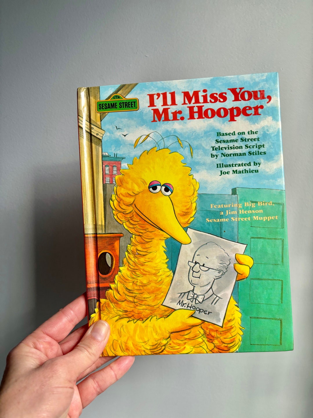 Vintage Copy Ill Miss You Mr Hooper Book / Nostalgic Sesame Street Book ...