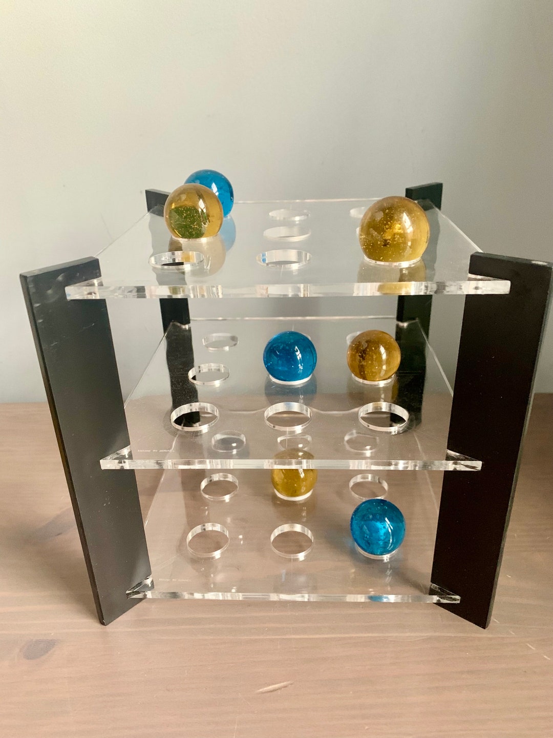 Rare Lucite 3D Tic Tac Toe Game / MCM 3d Lucite TICTACTOE Game W Glass ...