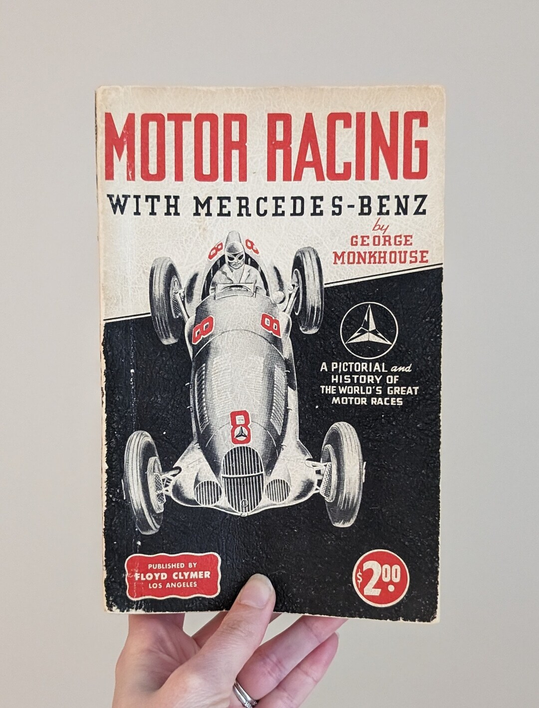 Vintage Book Motor Racing With Mercedes - Benz George Monkhouse ...