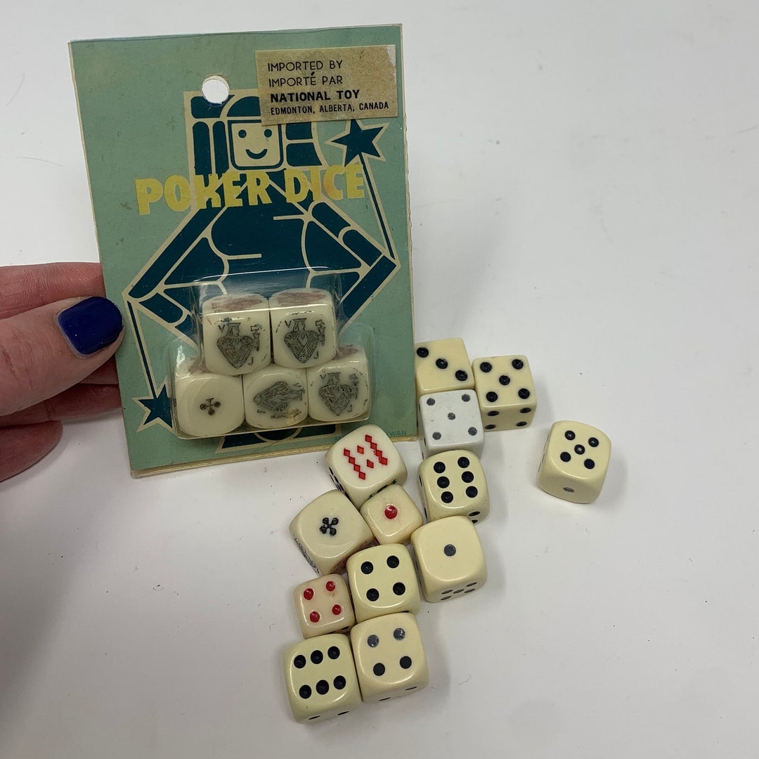 Vintage Dice Mix / Vtg Dice Assortment / Bulk Vtg Dice / Poker Dice ...