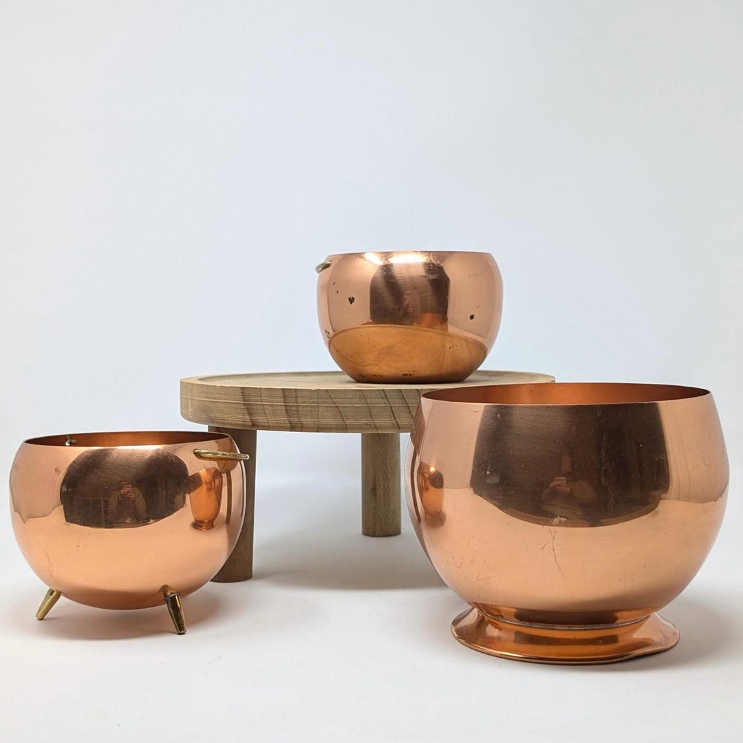 Vintage Copper Planter / Pick a Planter Copper Plant Pot Copper Guild ...
