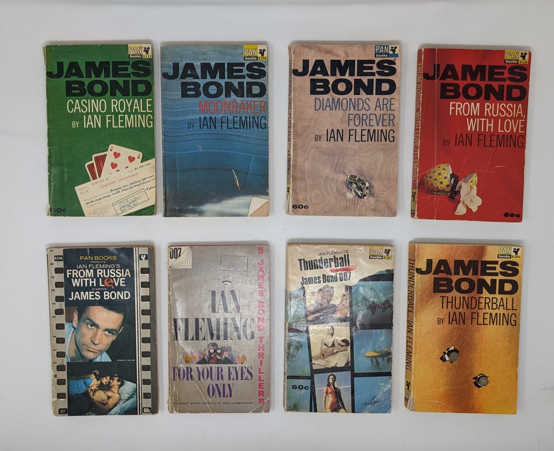 Vintage James Bond Paperback Books / Pick a 007 Book Vtg Ian Fleming ...