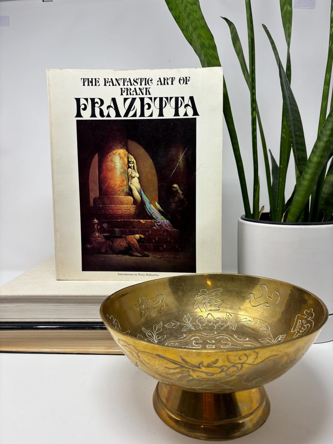 Vintage Copy Fantastic Art of Frank Frazetta / Frank Frazetta Vtg Book ...