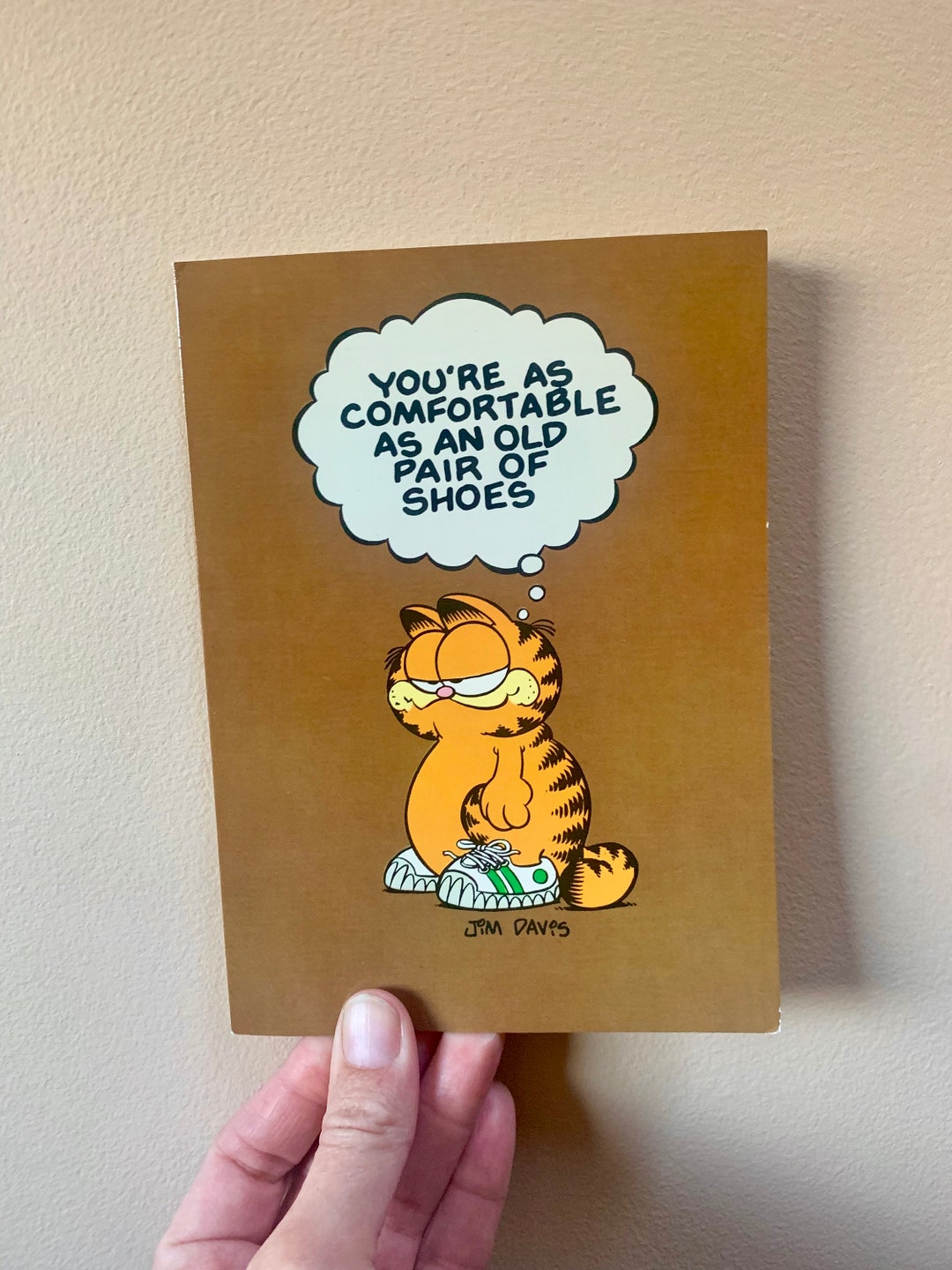 Funny Vintage Garfield Anniversary Card / Card & Envelope 80s Garfield ...