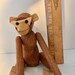 Vintage Teak Monkey / MCM Carved Teak Monkey Made Japan Vintage Wood ...