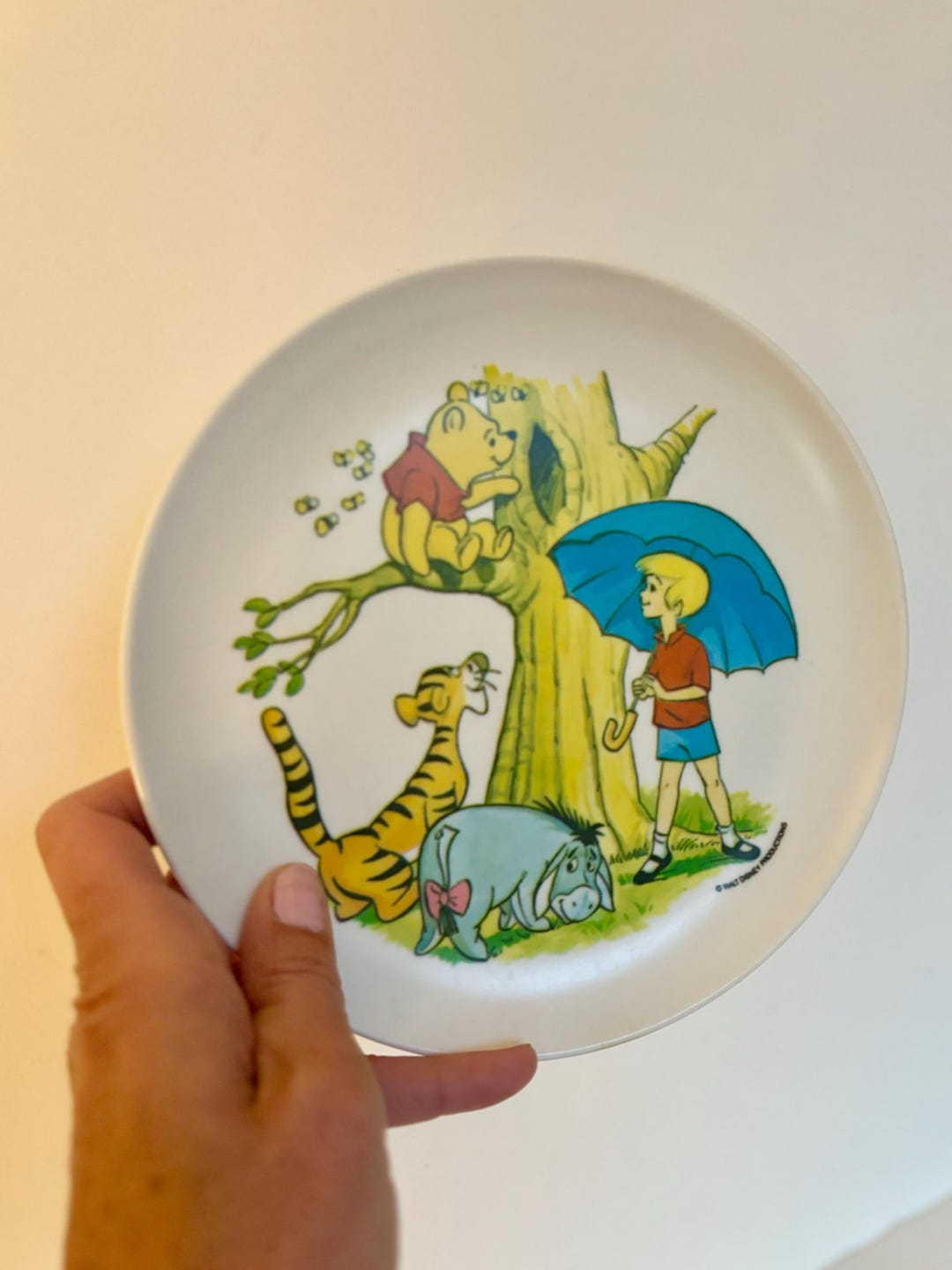 Vintage M Winnie the Pooh Melamine Plate / Childs Melmac Plate ...