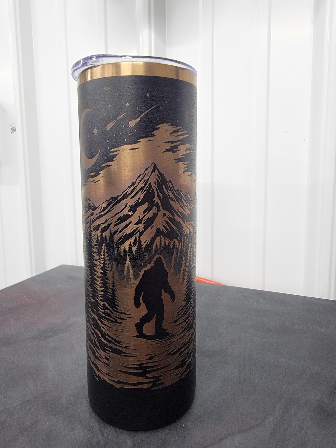 Laser Engraved Bigfoot Tumbler, Rose Gold Stainless Steel 20oz - Etsy