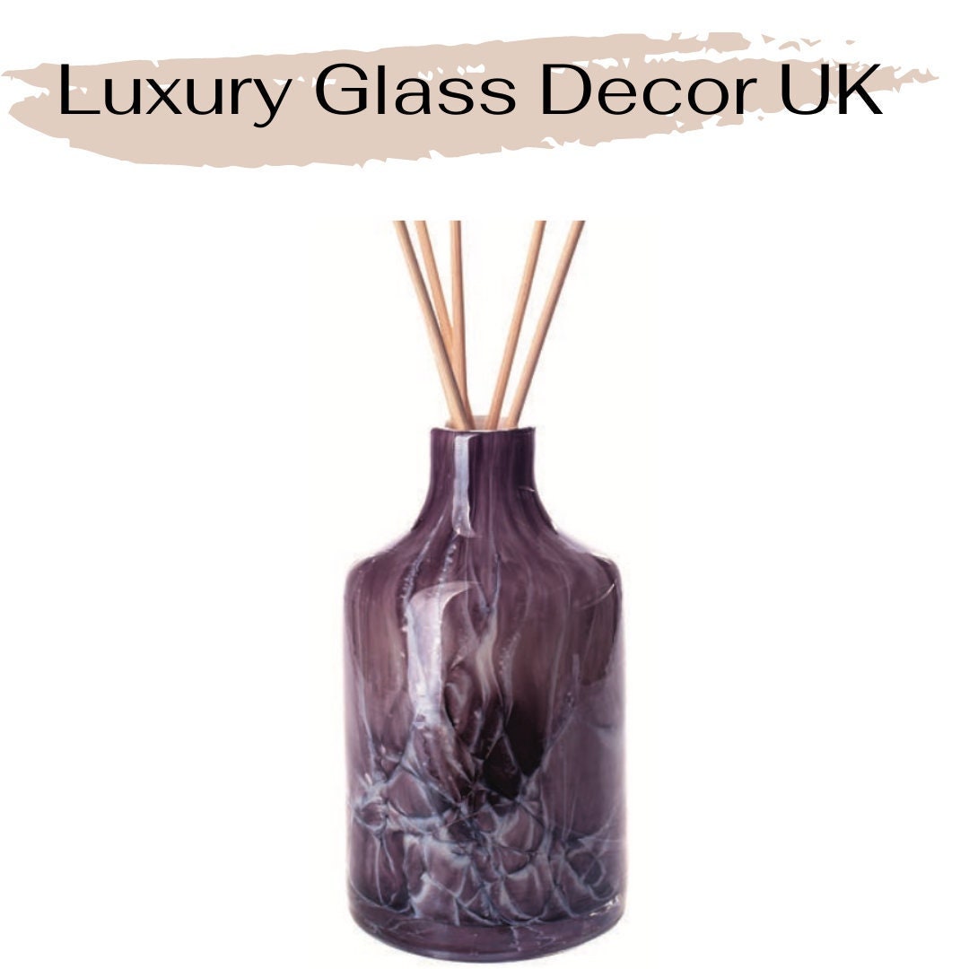 Reed Diffuser Mouth Blown Glass Open Cylinder Apothecary - Etsy