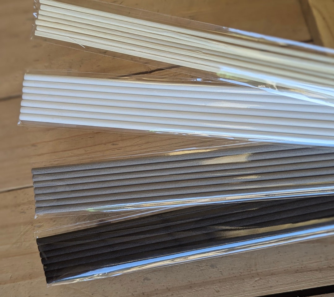 Replacement 32cm/28cm Reed Diffuser Fibre Reeds Black Grey White ...