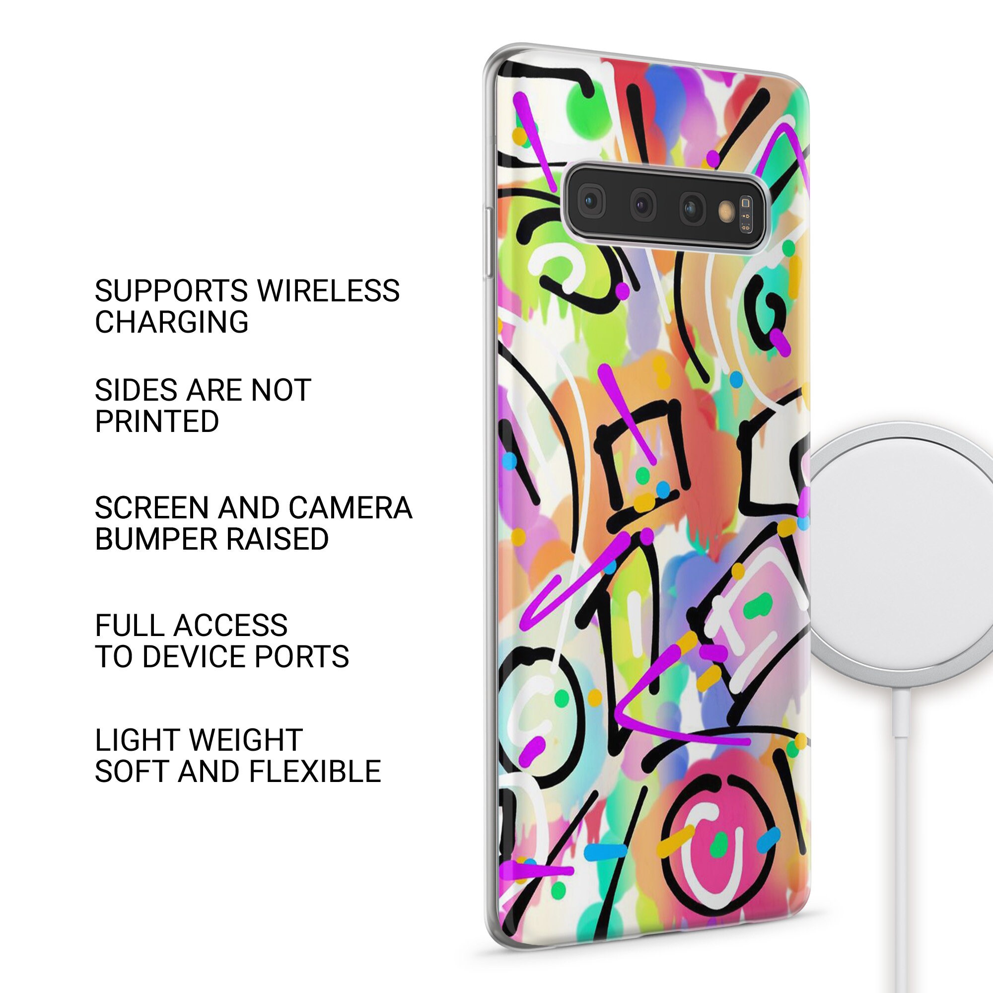 Retro 80s Phone Case Nostalgia Cover for iPhone 14pro, 13, 12, 11, 8 ...