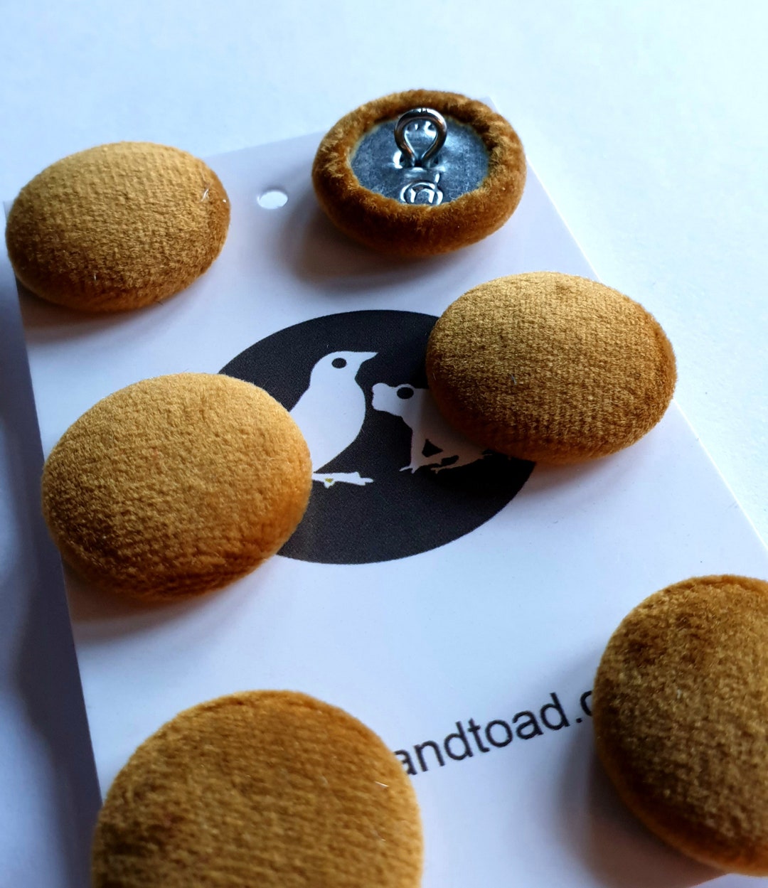 Pack of 6 Mustard/ Ochre, Black, Teal and Coral Velvet Covered ...