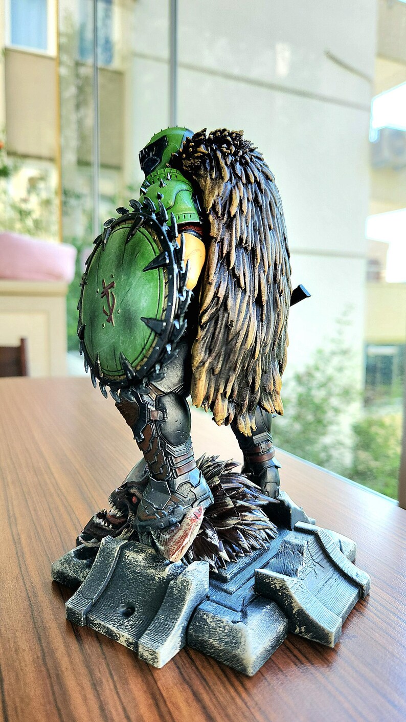 Doom Slayer Statue | 3D Printed Gamer Decor Real Photos - Etsy