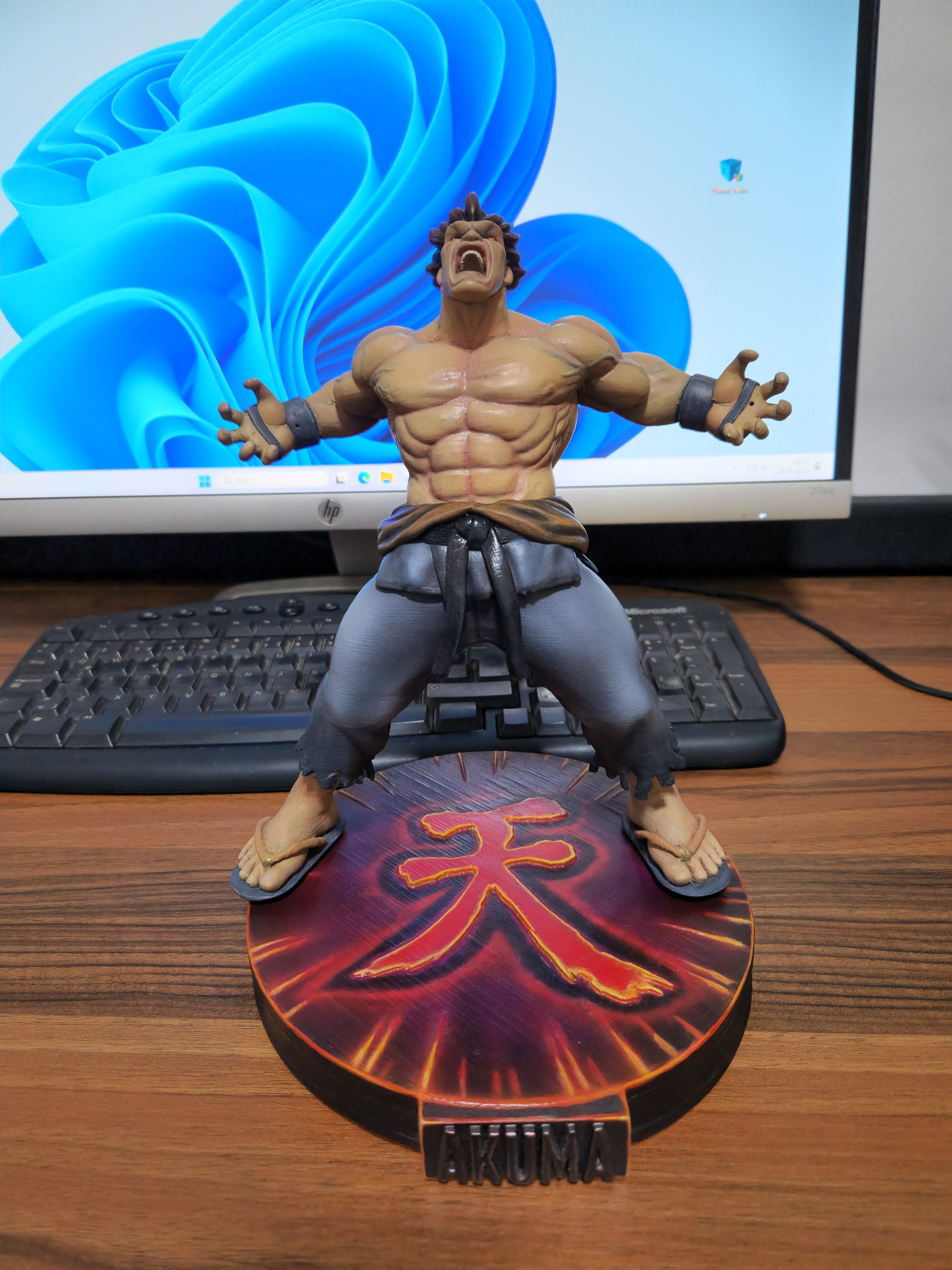 AKUMA Street Fighter 3D Printed Statue Collectible Statue Gift Birthday ...