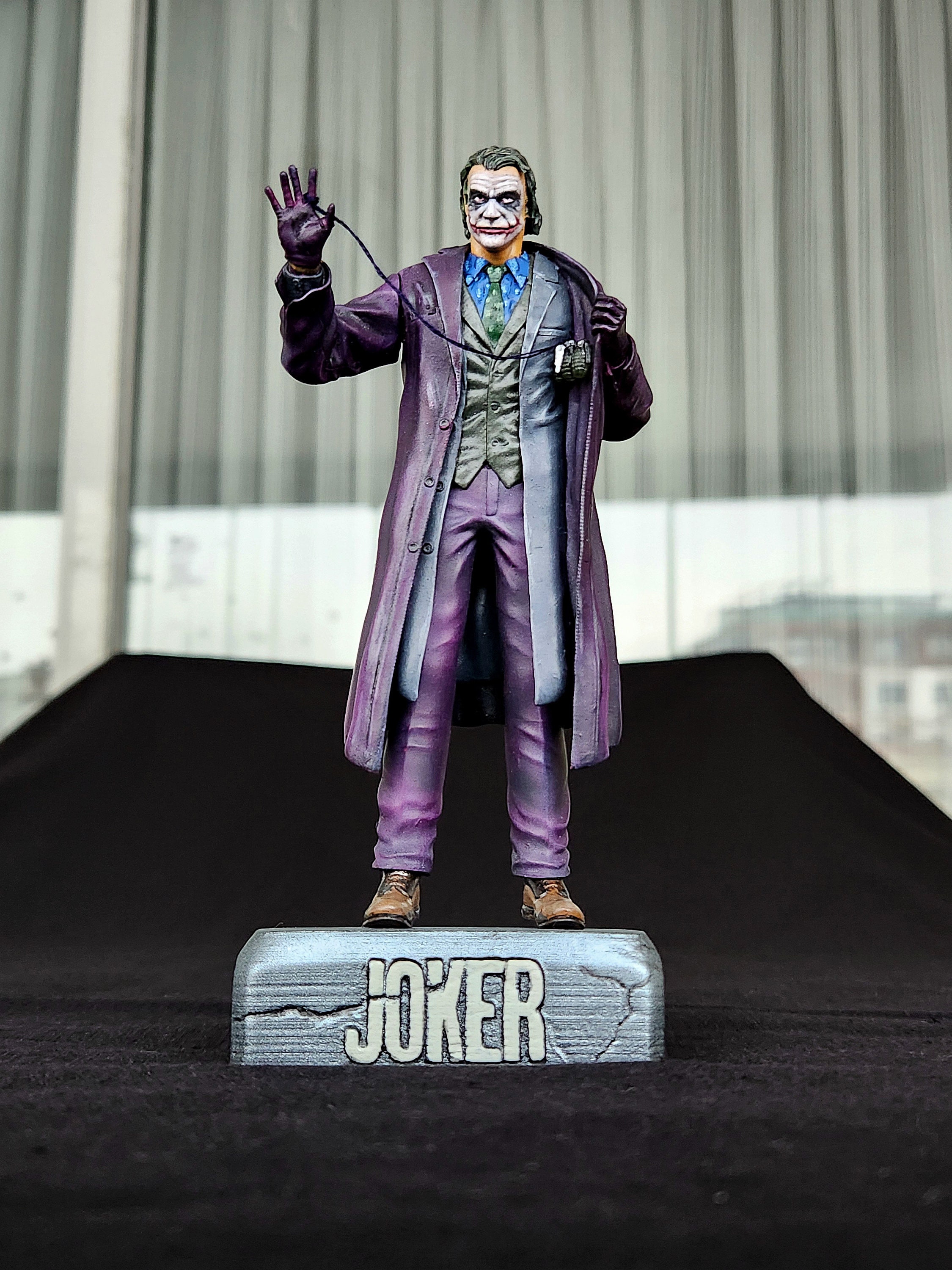 Joker Heath Ledger 3D Printed Statue Collectible Statue Gift Birthday ...