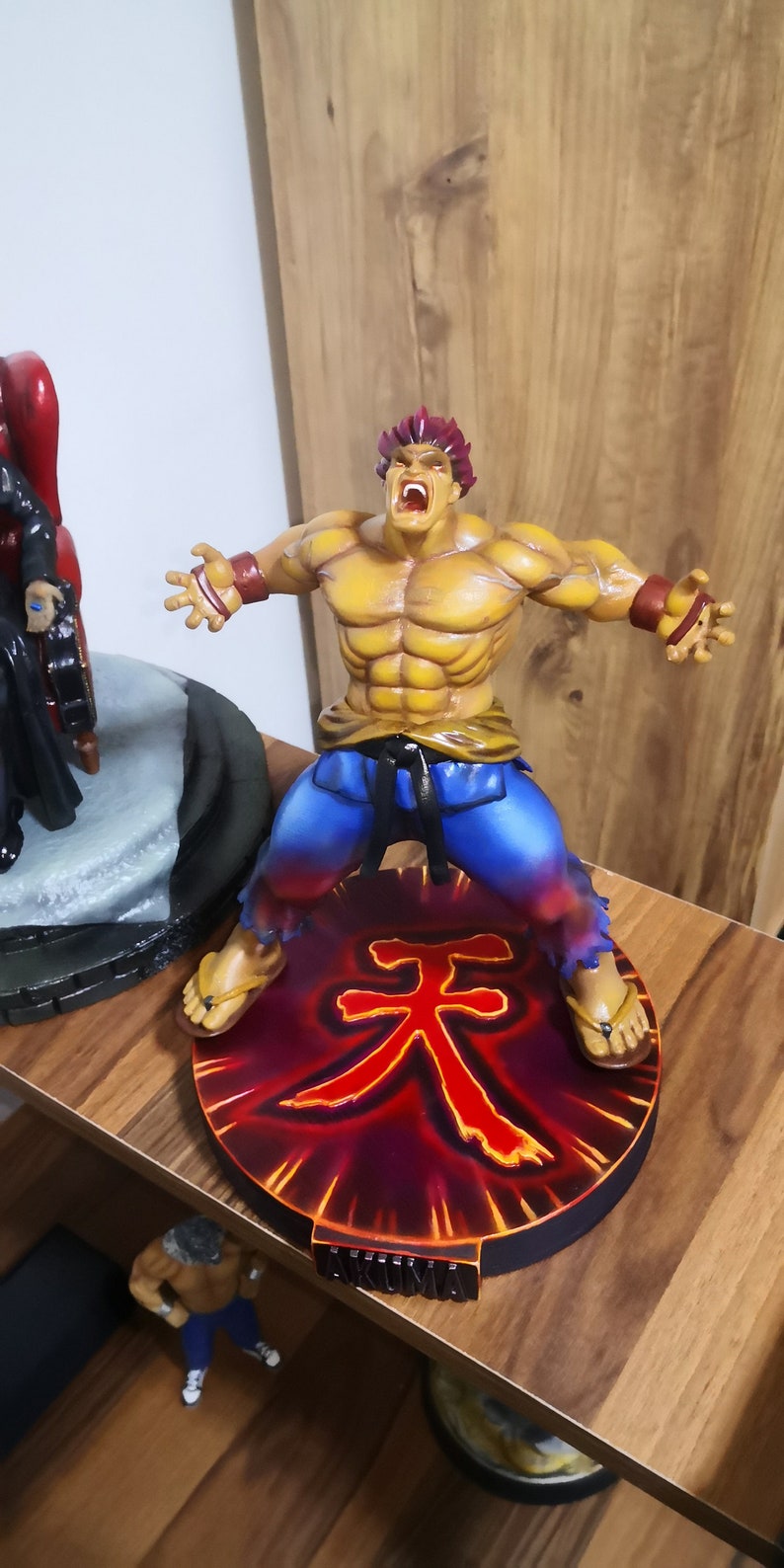 AKUMA Street Fighter 3D Printed Statue Collectible Statue Gift - Etsy