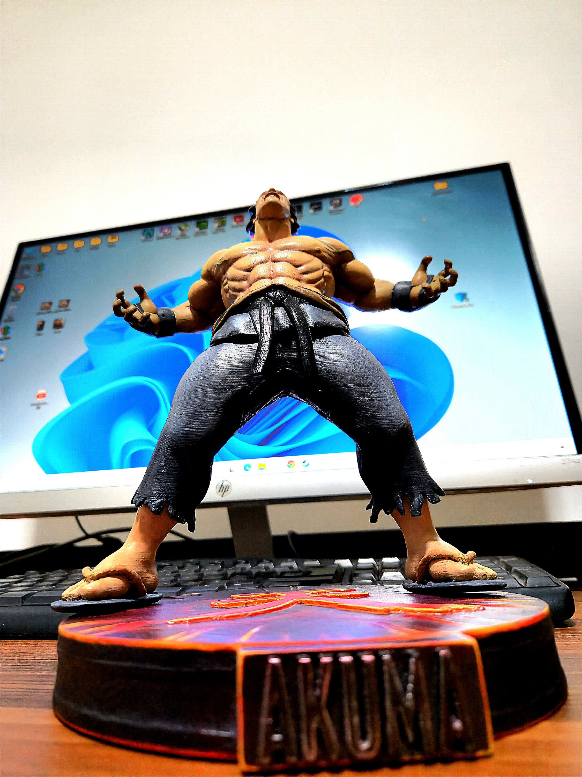 AKUMA Street Fighter 3D Printed Statue Collectible Statue Gift Birthday ...