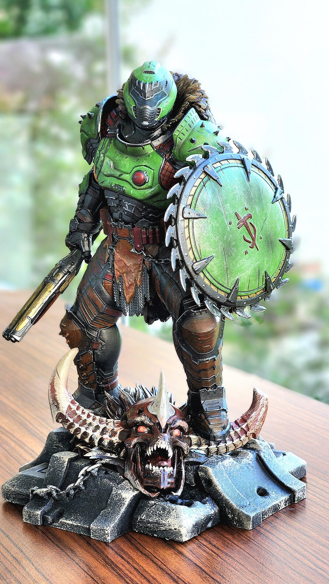 Handmade Doom Slayer Statue | 3D Printed Gamer Decor - Etsy