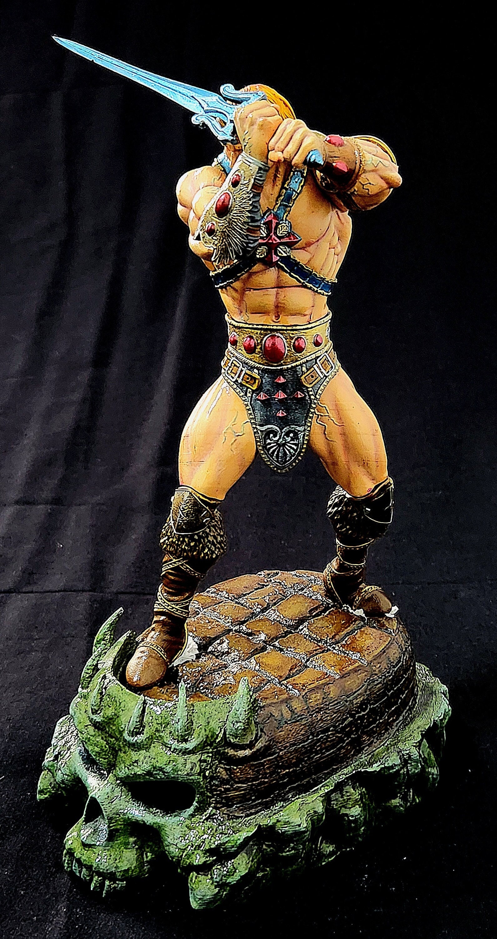He-man 3D Printed Statue | Collectible Painted Figure Exclusive Custom ...