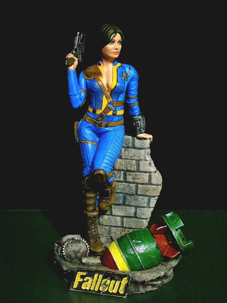 Fallout 3D Printed Statue Collectible Statue Gift | Birthday Gift ...