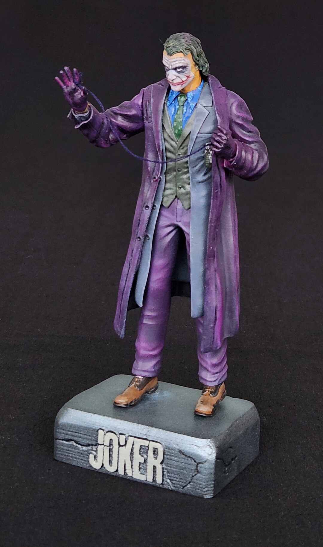 Joker Heath Ledger 3D Printed Statue Collectible Statue Gift Birthday ...