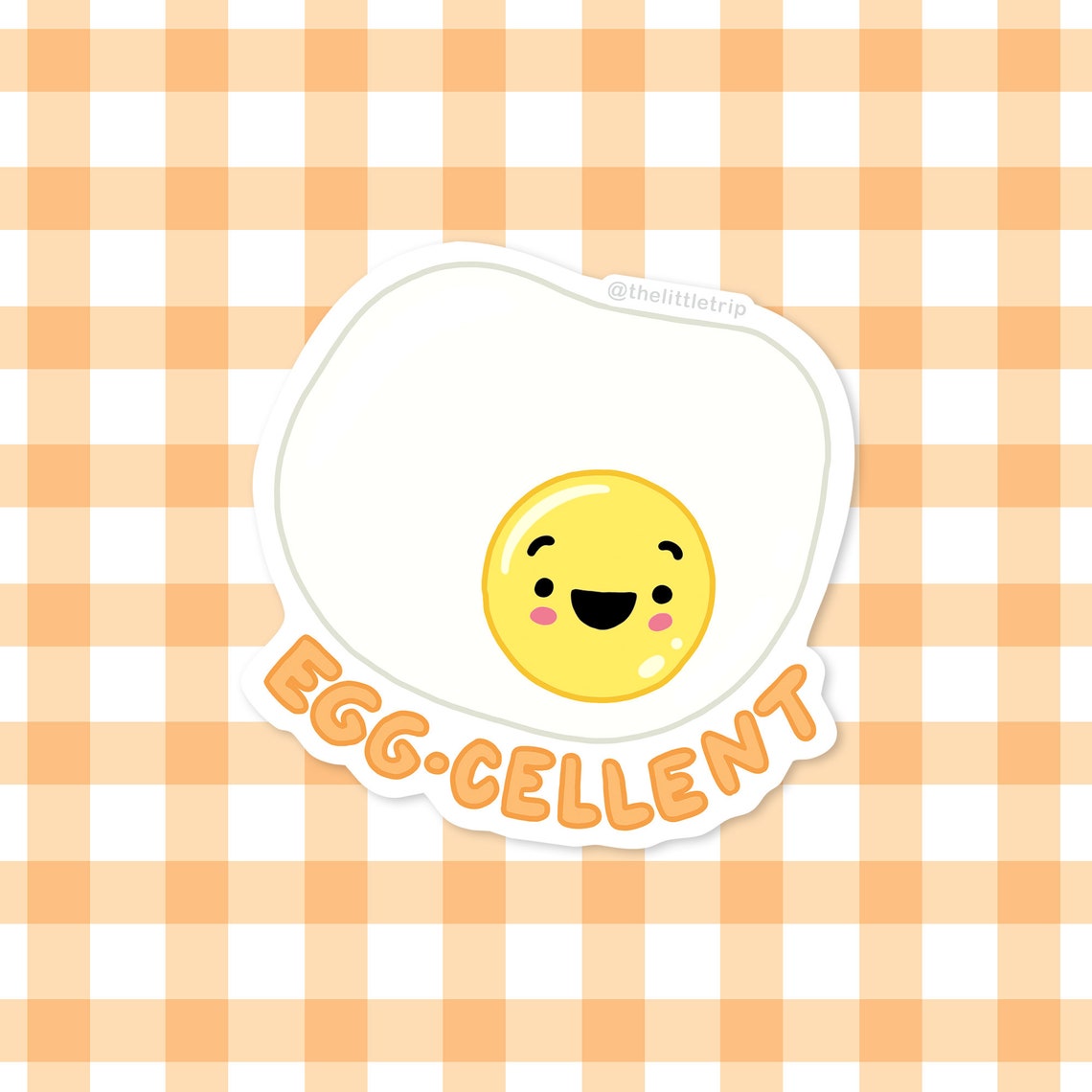 Eggcellent Waterproof Glossy Vinyl Sticker 2.5 X - Etsy