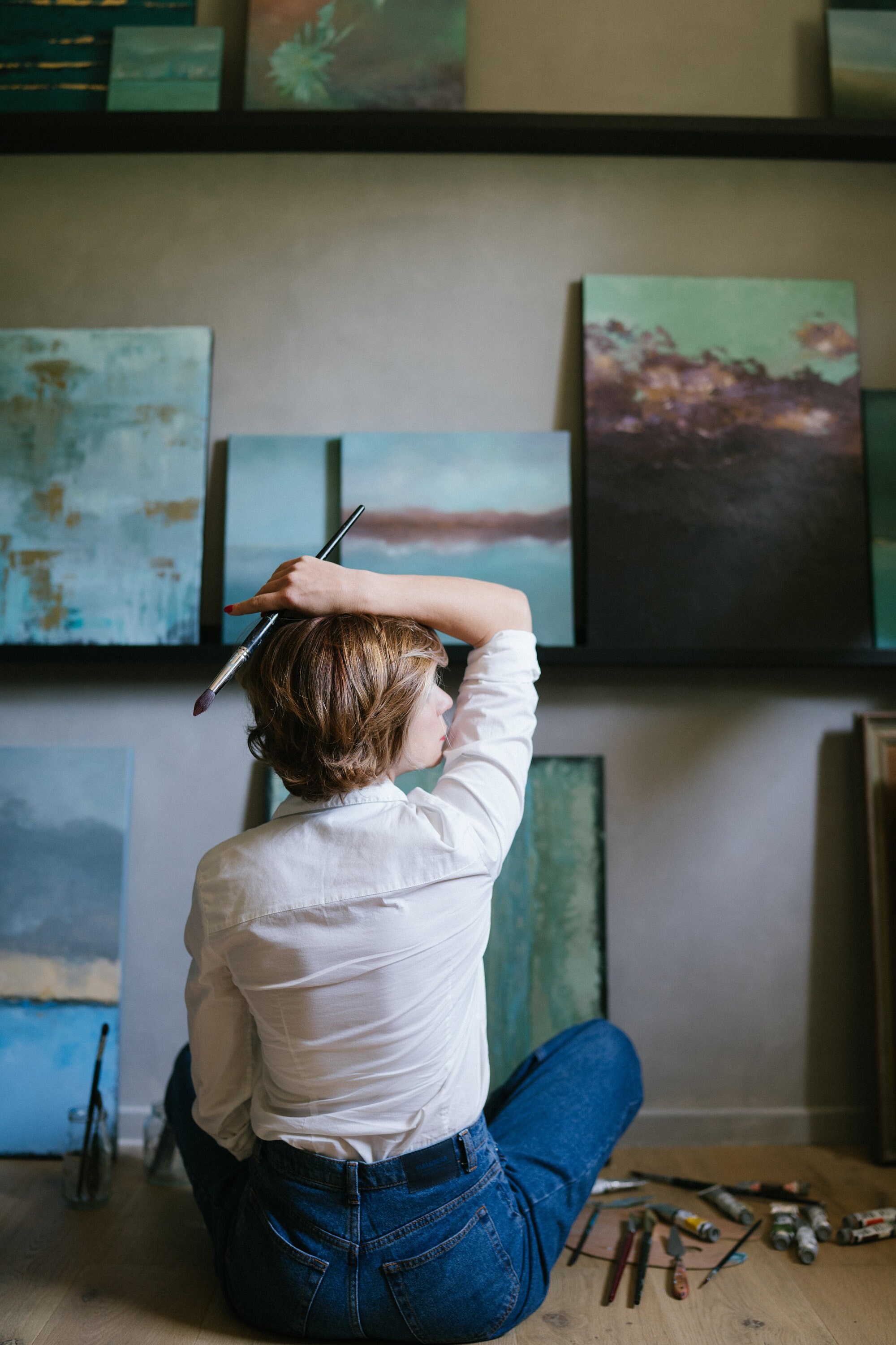 Flaming Japanese Samurai Wall Art on Canvas I Figurative Color - Etsy