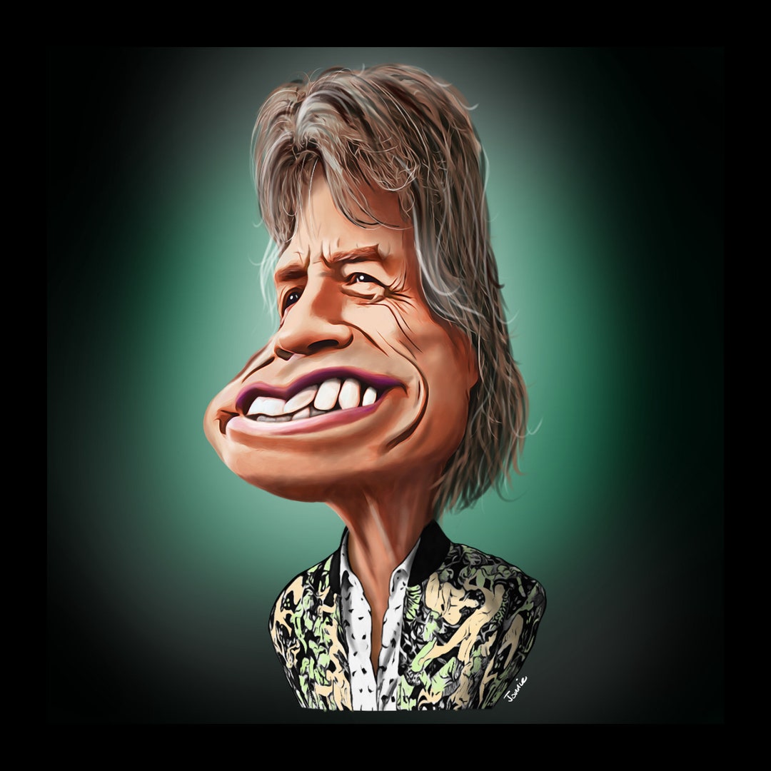 Mick Jagger Limited Edition Print. 295X295 Mm - Etsy