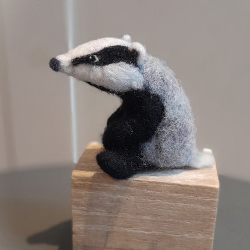 Felt Badger - Etsy