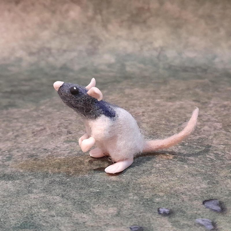Felted Rat - Etsy