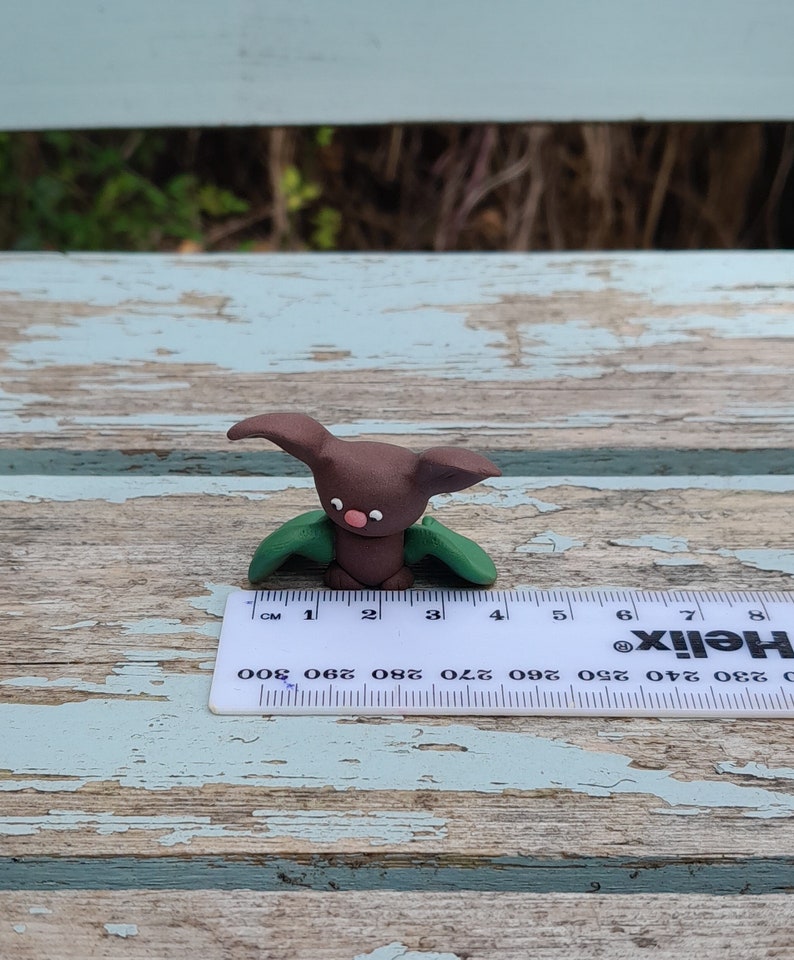 Sad Bat Figurine Cute Bat Figure - Etsy