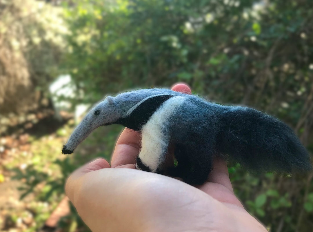 Anteater Felt Felted Needle Felt Giant Anteater Handmade Animal Wild - Etsy