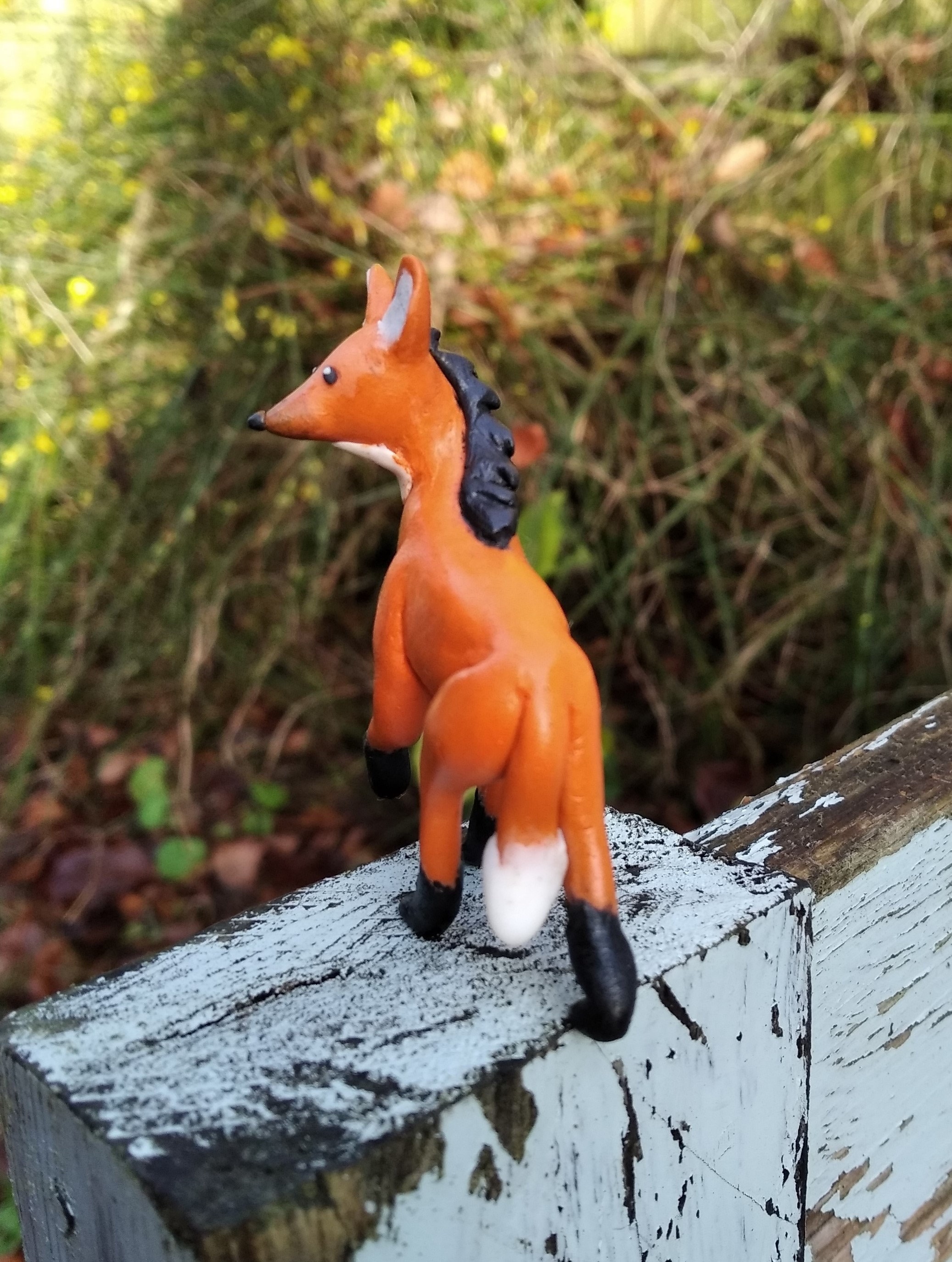 Maned Wolf Figurine, Wolf Figure, Maned Wolf Model - Etsy