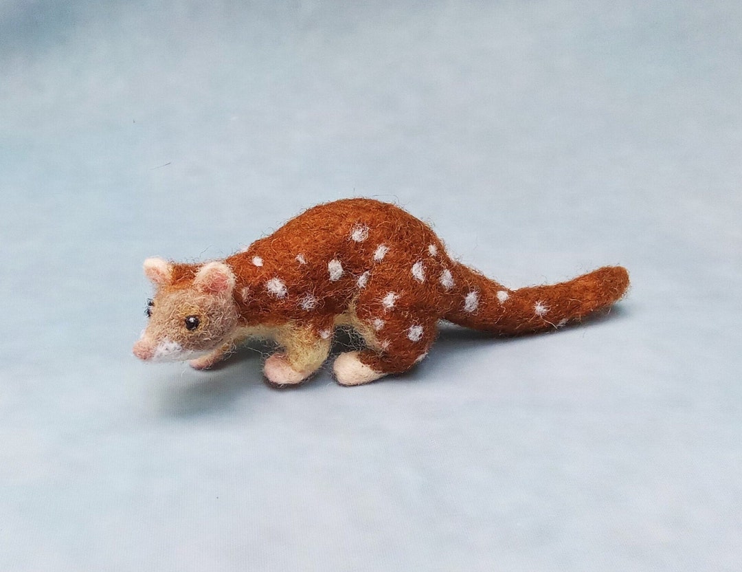Quoll Tiger Quoll Spotted Tailed Quoll Felt Figure - Etsy