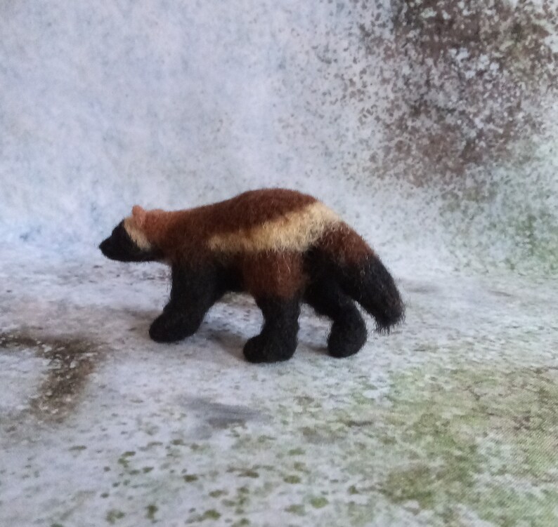 Wolverine Figurine, Felted Gulo Gulo Glutton Made to Order - Etsy