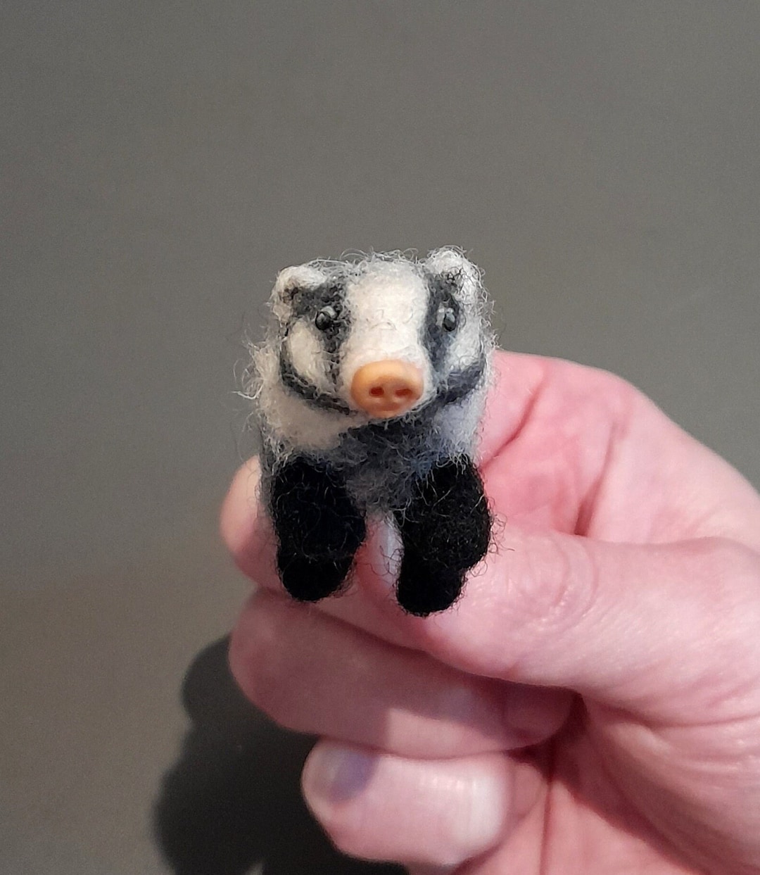 Hog Badger Needle Felted Arctonyx Figure Miniature - Etsy