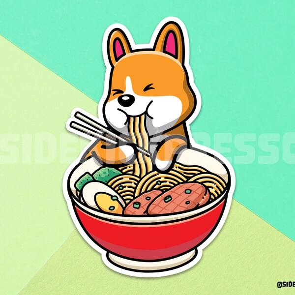 Ramen Stickers - Etsy