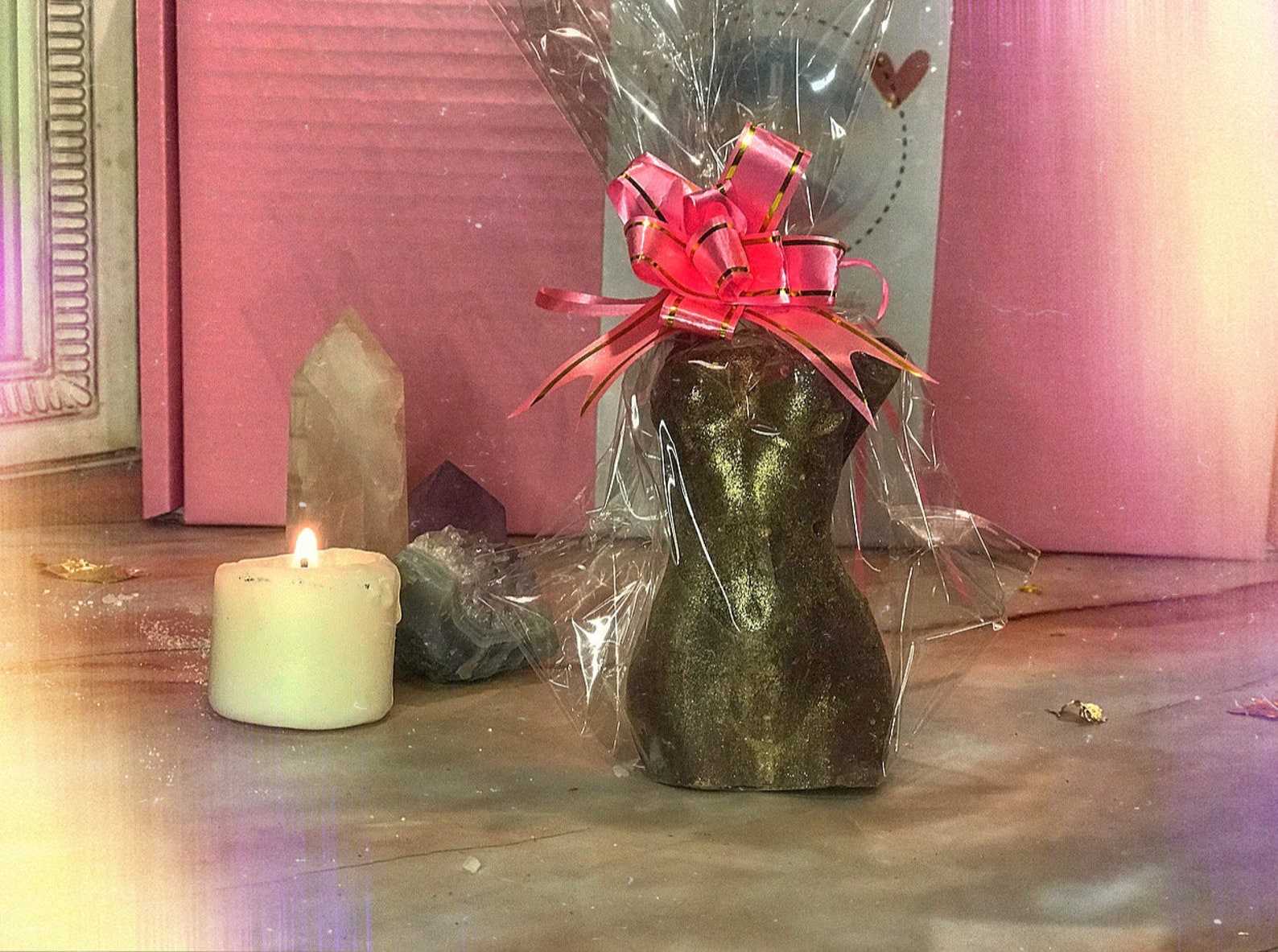 Dark Chocolate Goddess statue | Etsy