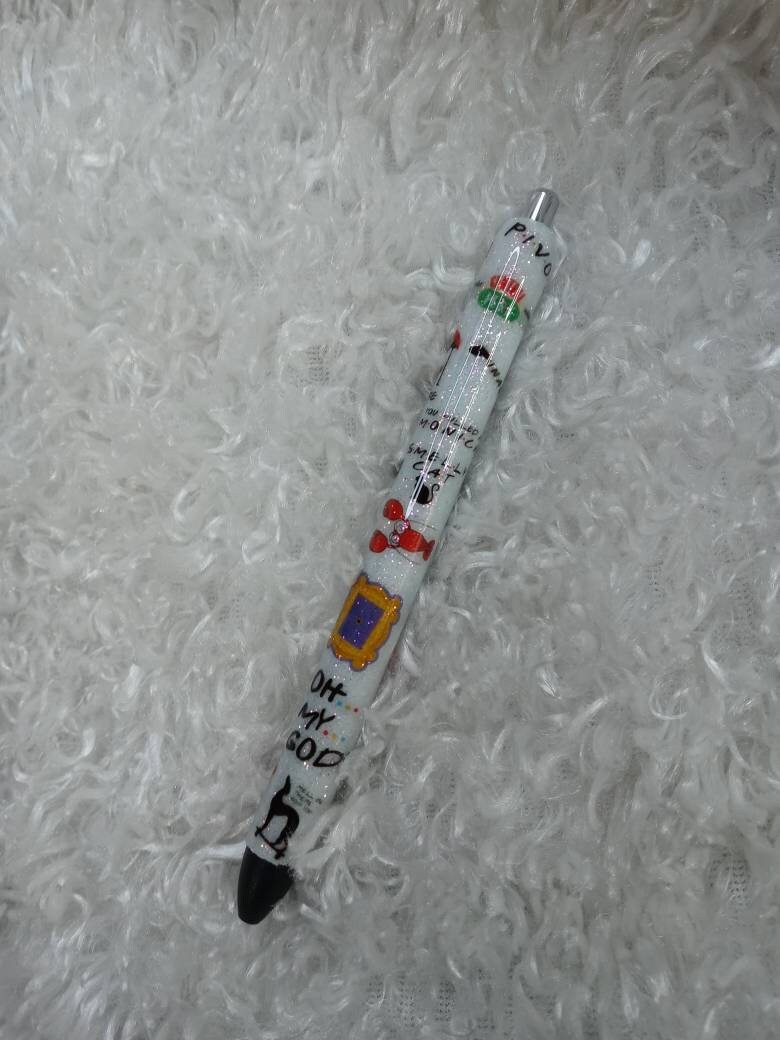 Friends Pen Custom Personalized Pens Glitter Pen Gel Pen - Etsy