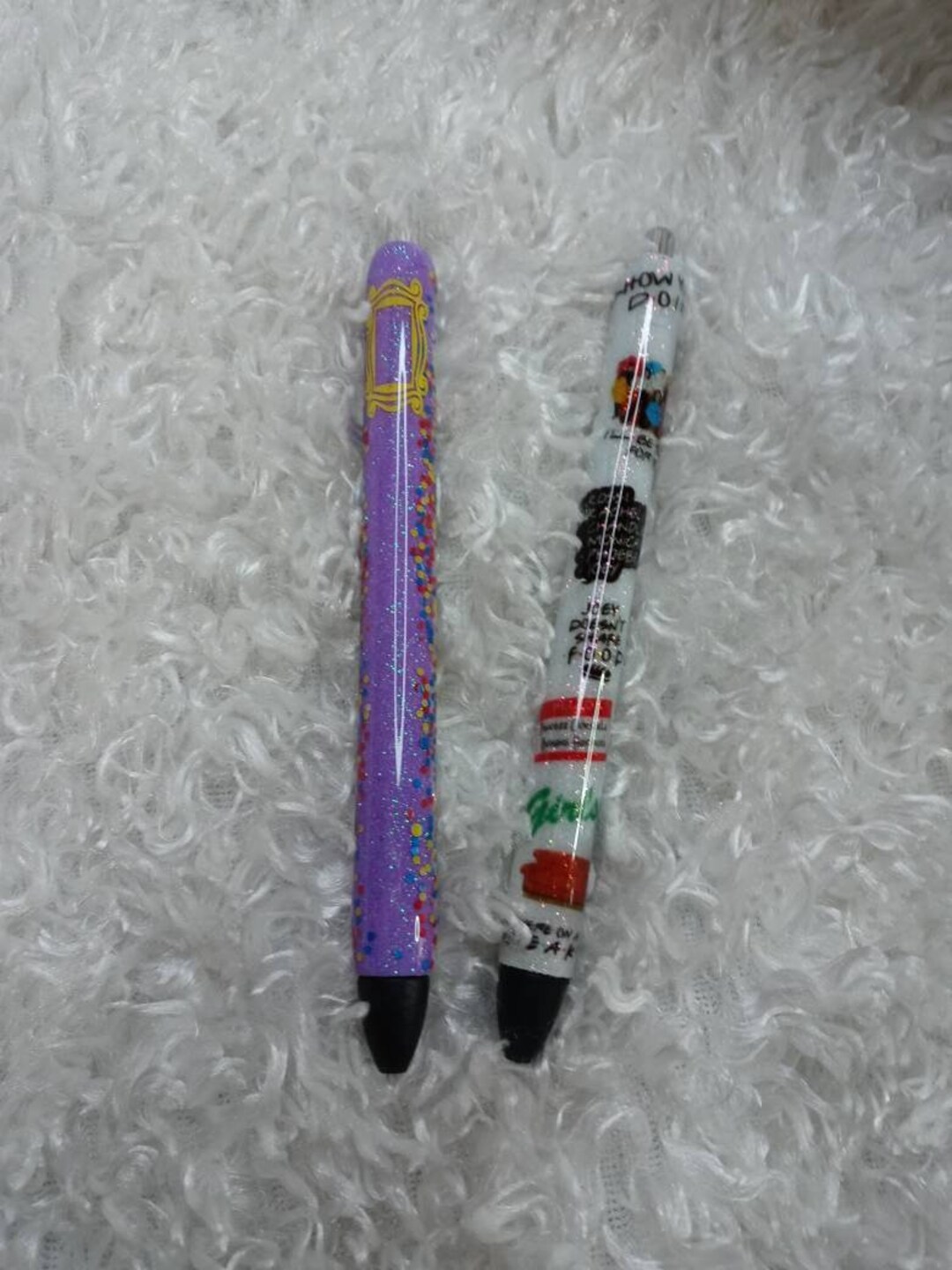 Friends Pen, Custom Personalized Pens, Glitter Pen, Gel Pen, Refillable ...