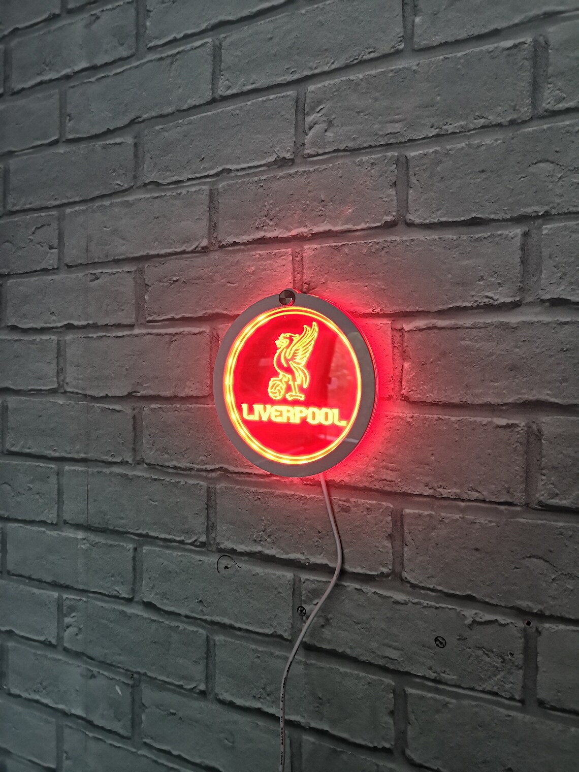 Liverpool led round light 7 colour changing with remote | Etsy