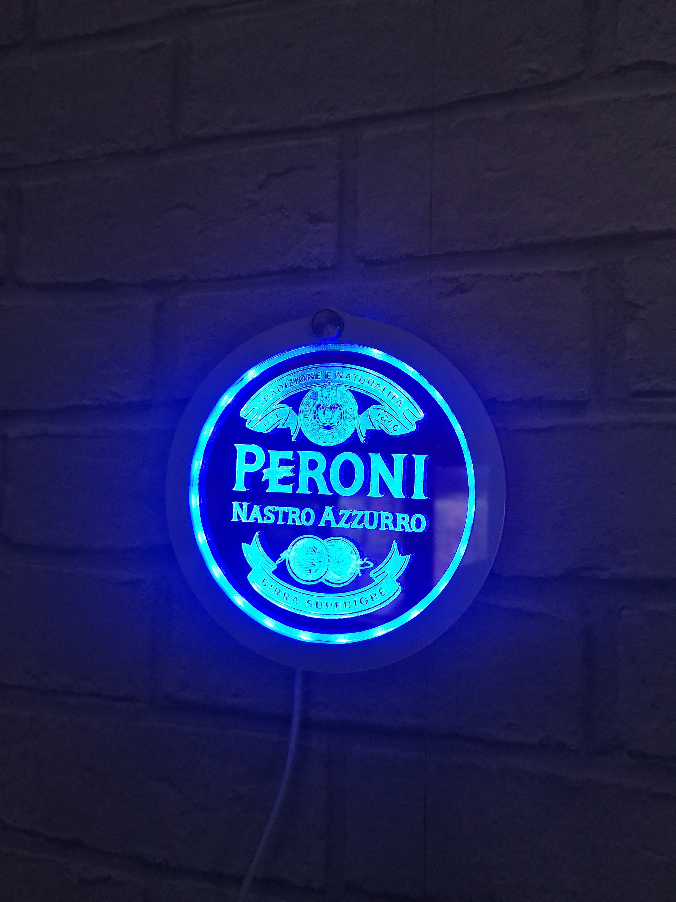 Peroni amazing led round light 7 colour changing with remote control ...