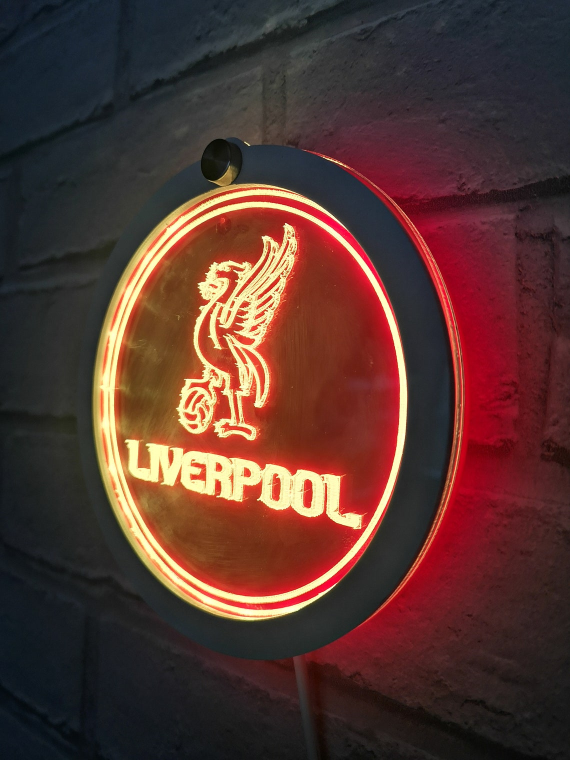 Liverpool led round light 7 colour changing with remote | Etsy