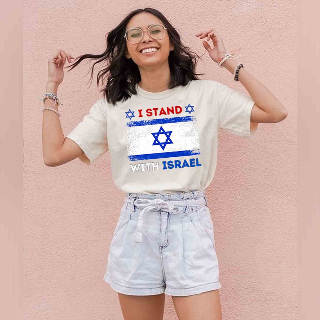 Stand With Israel Shirt Support Israel Tshirt Israeli - Etsy