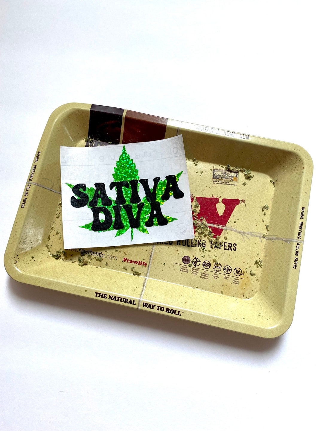 Sativa Diva Vinyl Decal Sticker Etsy