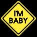 I'm Baby Hazard Sign Vinyl Decal Sticker - Etsy