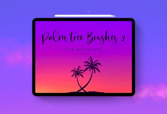 75 Palm Tree Stamps for Procreate 2 | Etsy