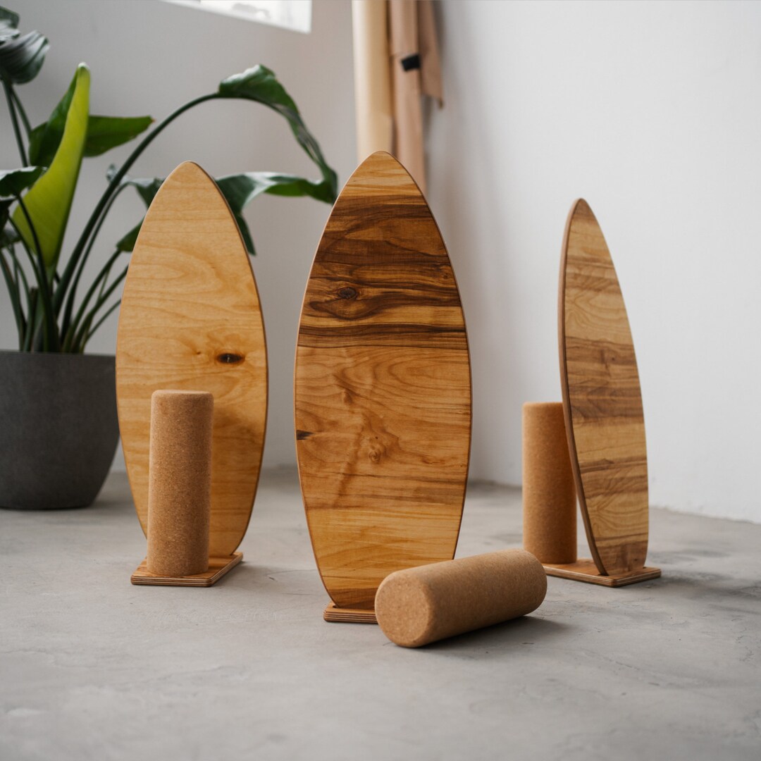 Handmade Kids Balance Boards | Includes Cork Roll & Stand | Perfect ...