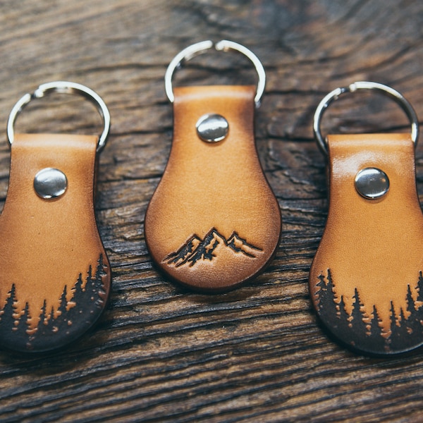 Leather Key Fob - Etsy