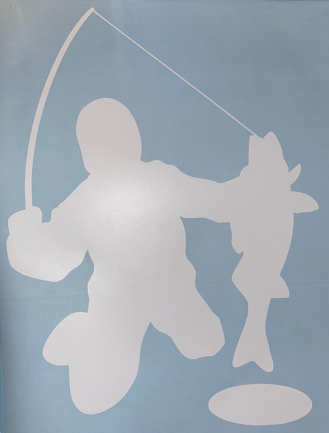 Ice Fishing Decal, Car Vinyl Decal, Hunting and Fishing Decor ...